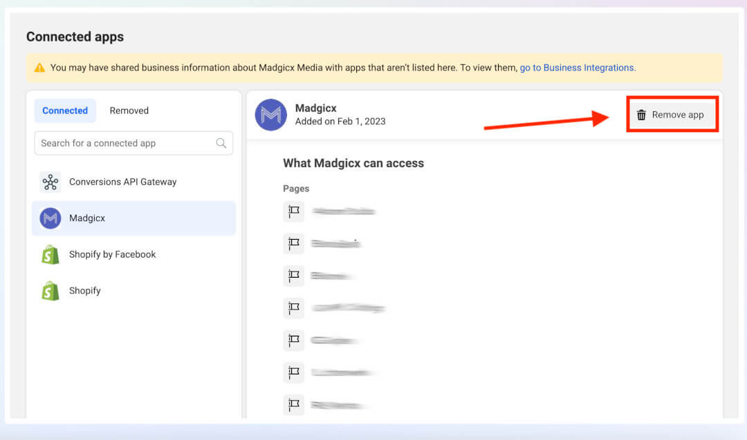 How to unsubscribe from Madgicx